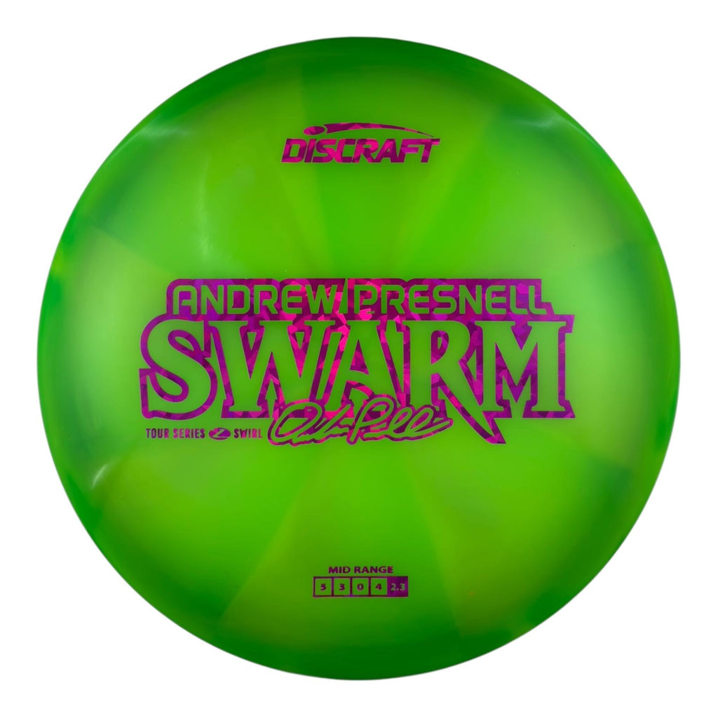 Discraft Swarm - Z Swirl Plastic - Andrew Presnell 2025 Tour Series – Disc Golf Warehouse