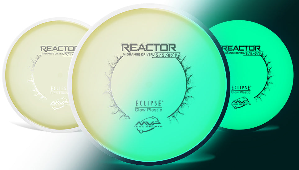 MVP Reactor - Eclipse Glow Plastic – Disc Golf Warehouse