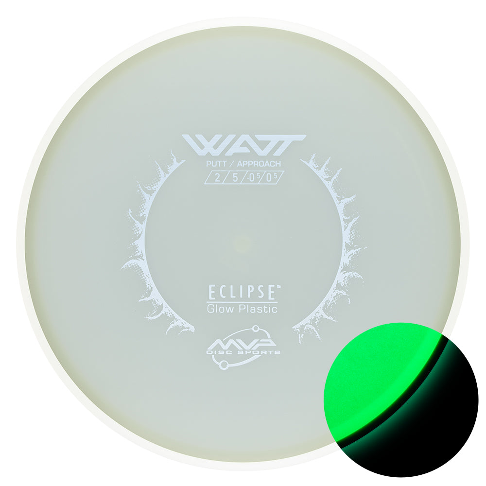 MVP Watt - Eclipse Glow Plastic – Disc Golf Warehouse