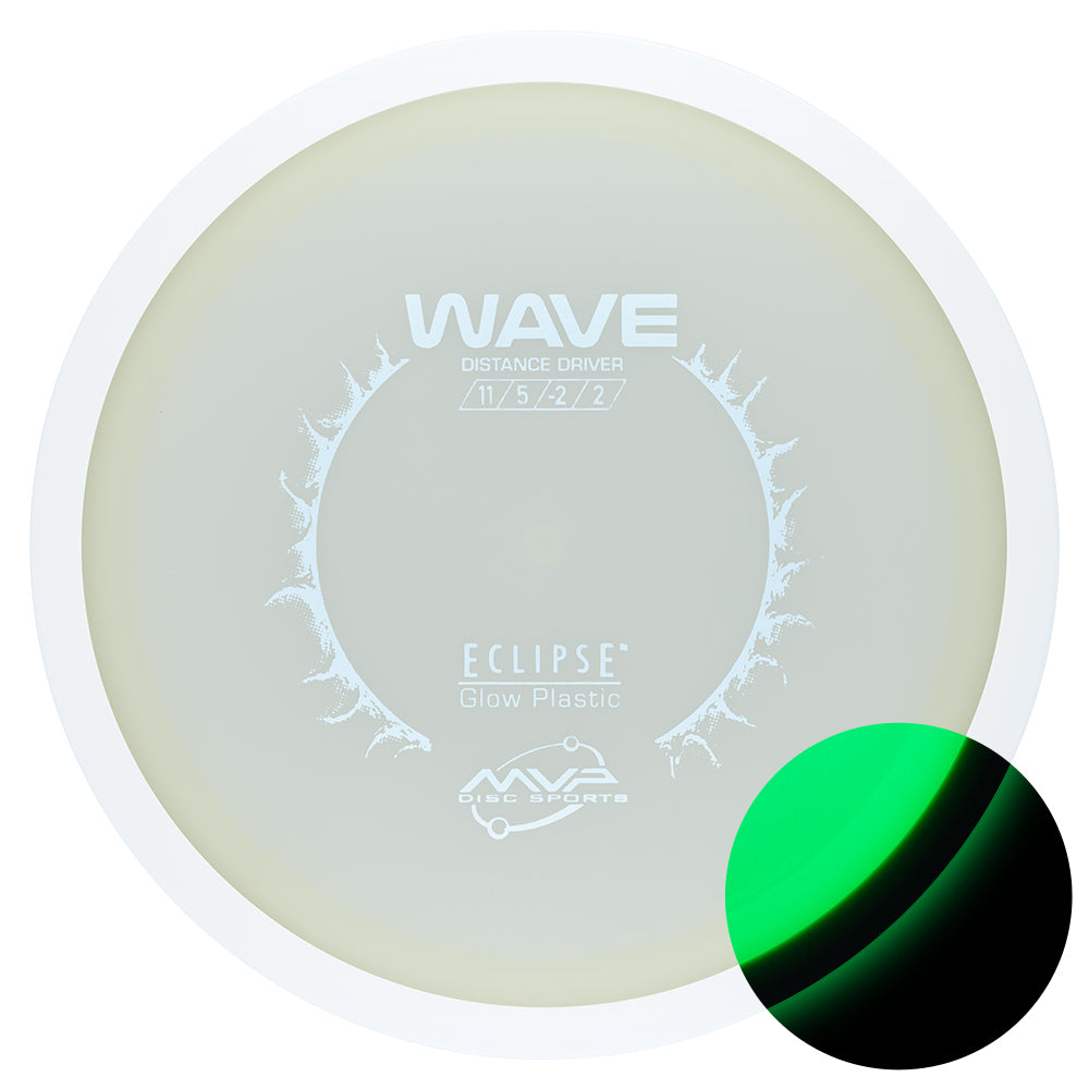 MVP Wave - Eclipse Glow Plastic – Disc Golf Warehouse
