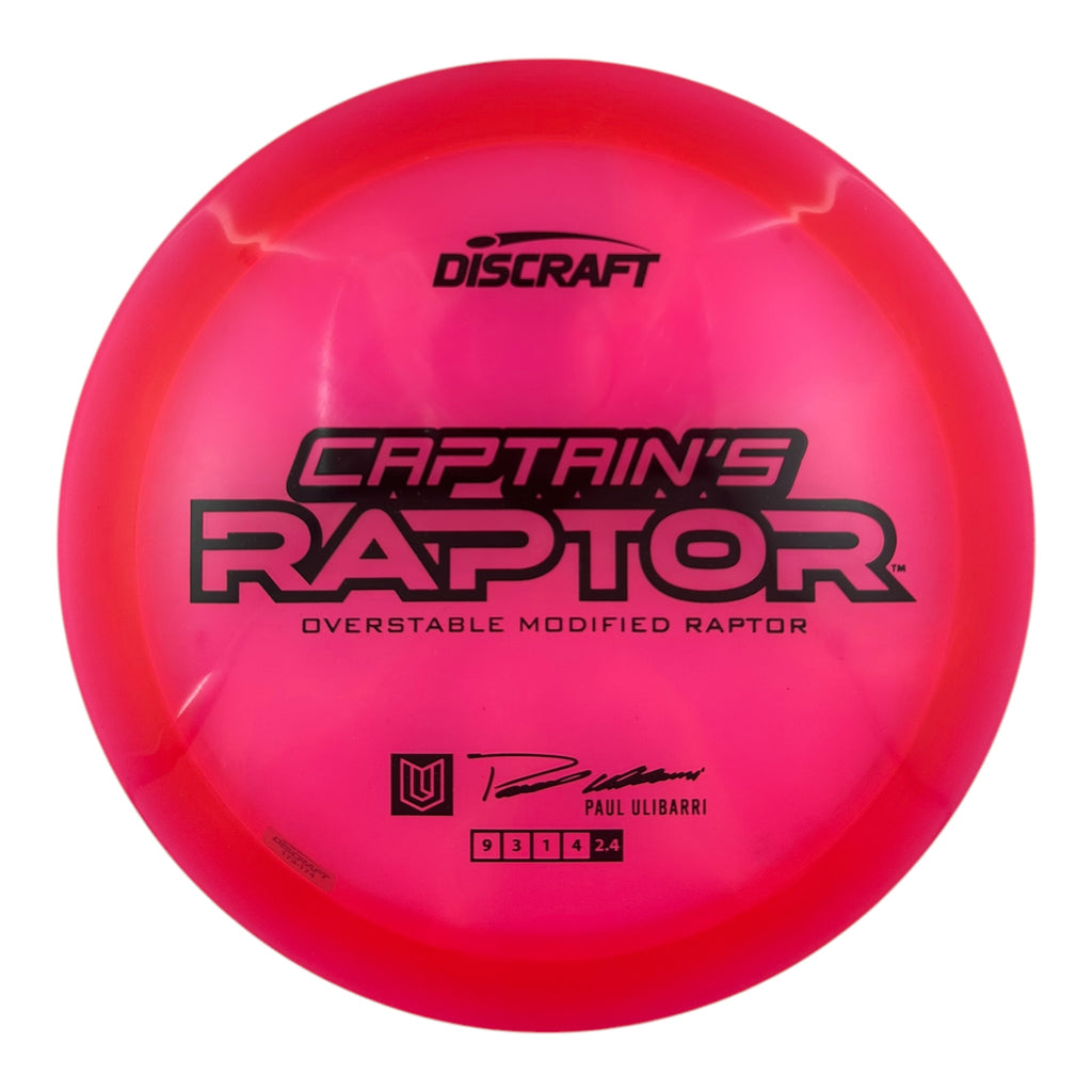 Discraft Captains Raptor 2025 - Z Swirl Plastic – Disc Golf Warehouse