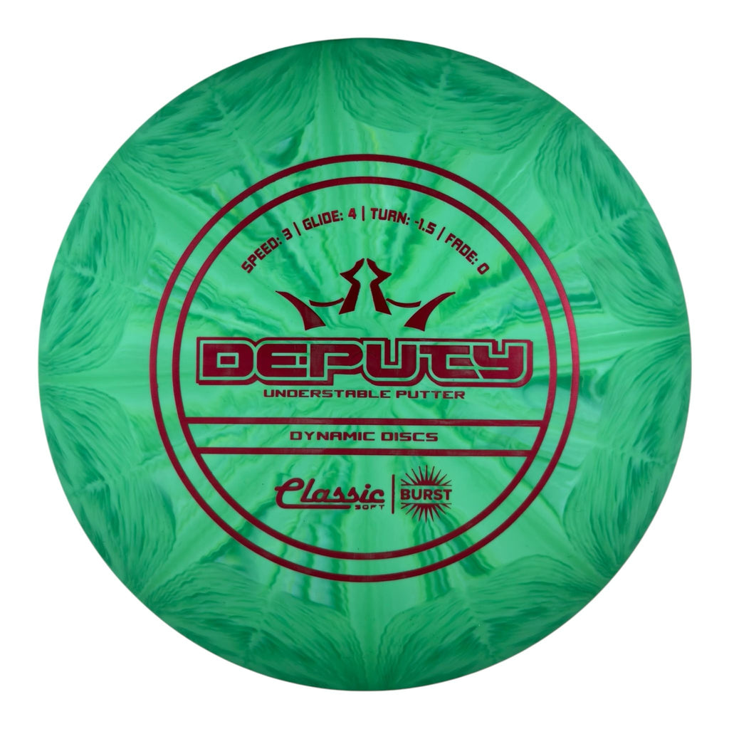 Dynamic Discs Deputy - Classic Soft Burst Plastic – Disc Golf Warehouse