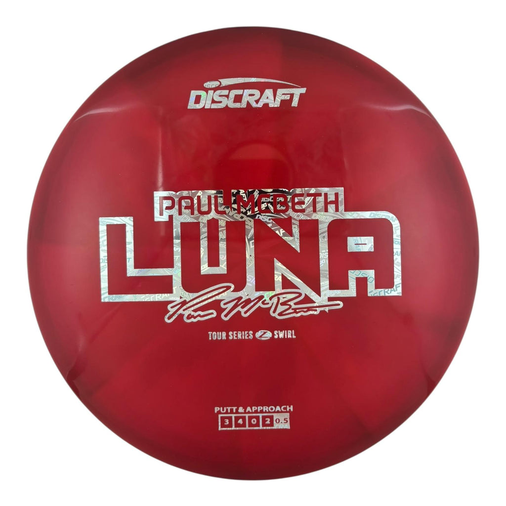 Discraft Luna - Z Swirl Plastic - Paul McBeth 2025 Tour Series – Disc ...