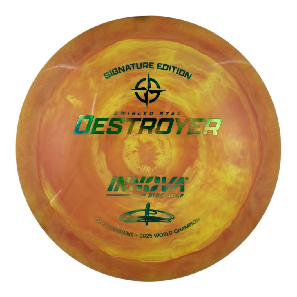 Innova Destroyer - Swirled Star Plastic - Ohn Scoggins Signature – Disc ...
