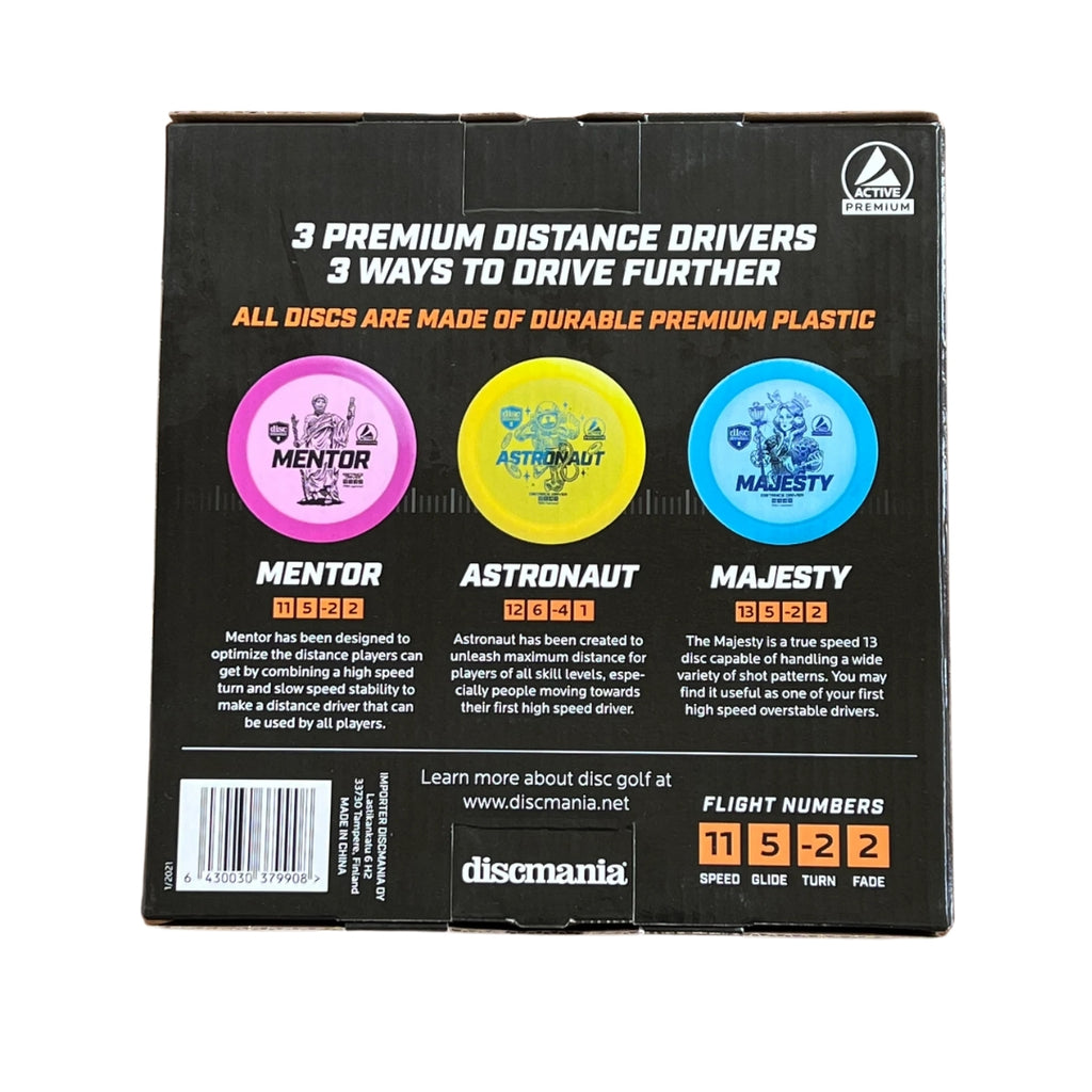 Discmania Active Mega Distance Set – Disc Golf Warehouse