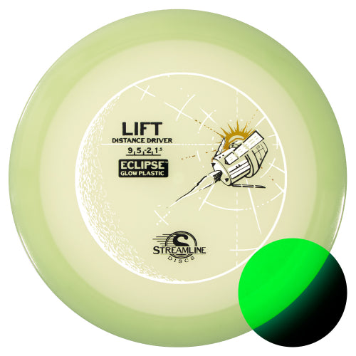 Streamline Lift - Eclipse Glow Plastic – Disc Golf Warehouse