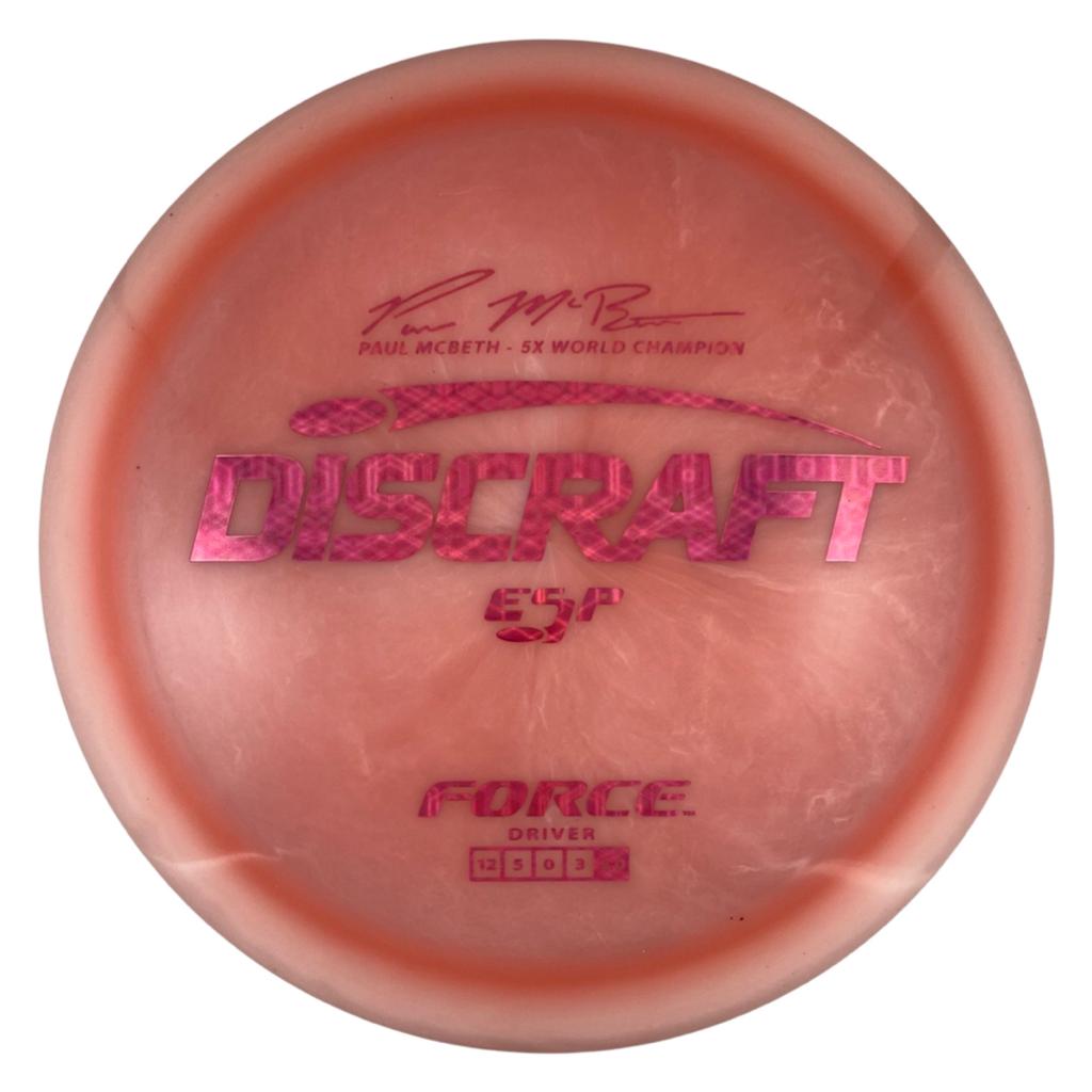 Discraft Force - ESP Paul McBeth 6X – Disc Golf Warehouse